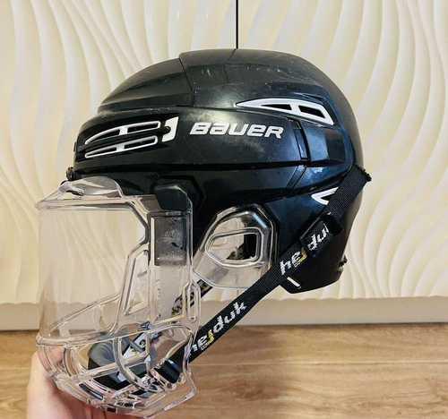 Хоккейный шлем bauer re akt 100 SR M комбо визор