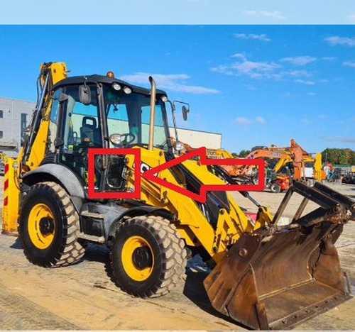 Стекло лобовое нижнее правое (триплекс) Jcb