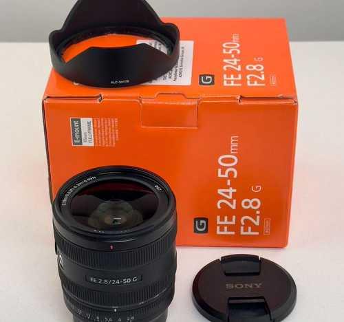 Объектив Sony FE 24-50mm F/2.8 G  фильтр CPL Sigma