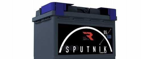 Аккумулятор Sputnik 55 Ah, 500 A, 242x175x190 о