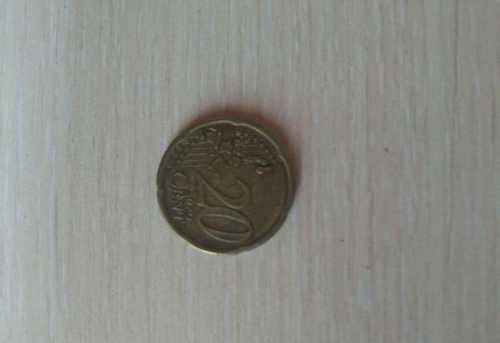 Монеты 20 евро 2007
