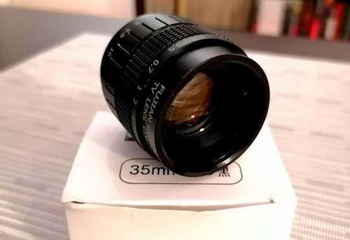 Объектив Fujian ссtv 25 mm 1.4 с байонетомС-mount