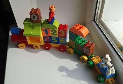 Паровоз конструктор аналог lego