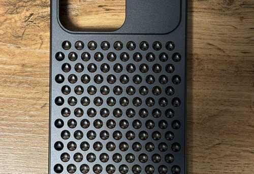 Алюминиевый чехол для iPhone 15 PRO Мах черный
