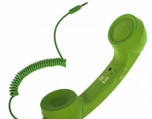 Ретро трубка для смартфона gsmin Retro (Зеленый)