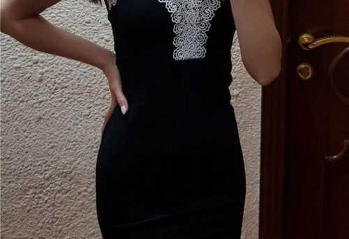 Платье черное новое 42 размер