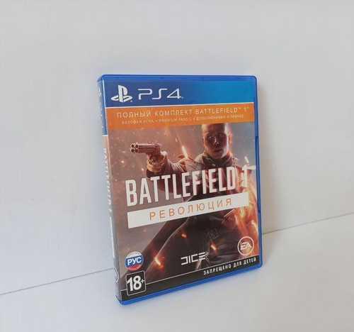 Battlefield 1 Революция ( код) диск для PS4