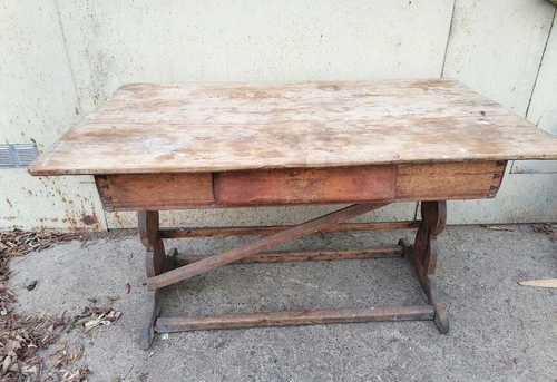 Письменный стол деревянный старинный