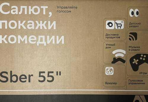 Телевизор Sber 4K UHD 55 (139 см) SDX-55U4127