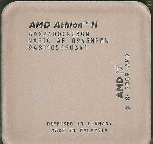 AMD Athlon II X2 240 (AM3, 2.8, 2M, ADX2400CK23GQ)