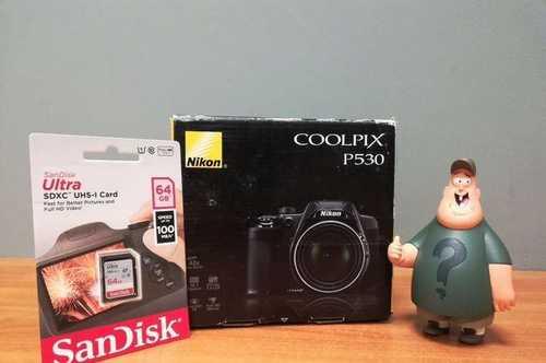 Фотоаппарат Nikon Coolpix P530 + SD 64Gb Новый