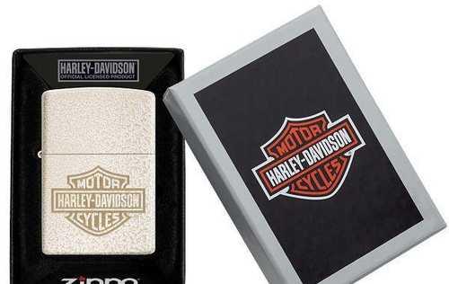 Зажигалка Zippo - Harley Davidson Mercury Glass