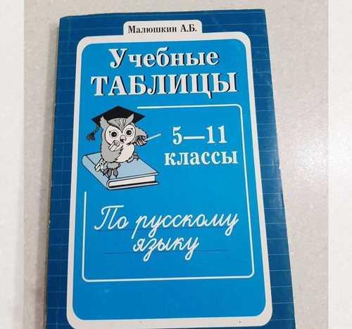 Учебные таблицы по русскому языку 5-11 класс