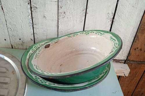 Чашки миски СССР эмалированные, старинные, зко