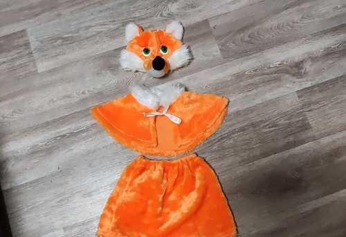 Новогодний костюм для девочки Лиса, лисичка