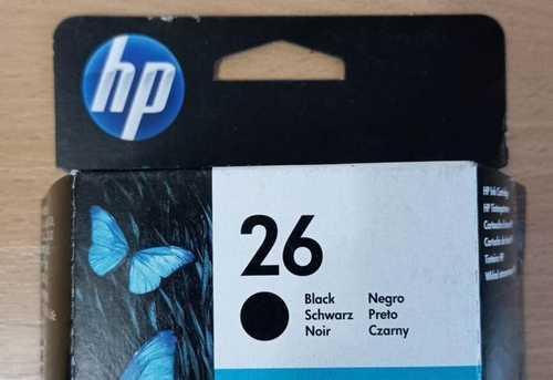 Картридж HP Ink Cartridge 26 Black (51626AE)