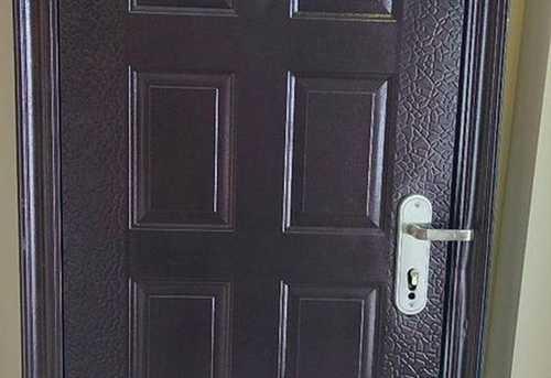 Дверь входная металлическая на 860