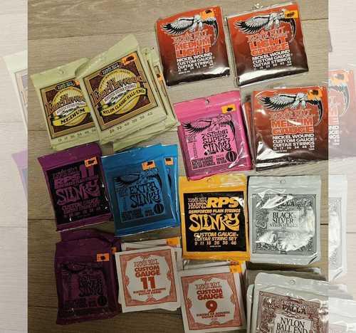 Струны гитарные Ernie ball, d'Addario, Olympia