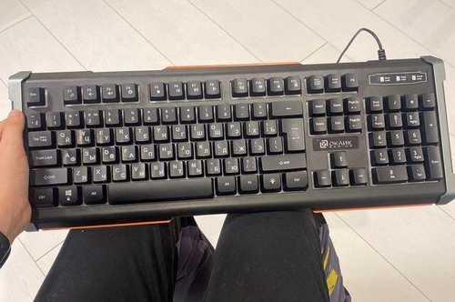 Игровая клавиатура мембраная оклик 710G