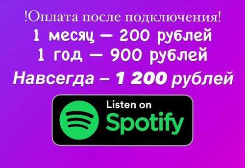 Spotify premium подписка