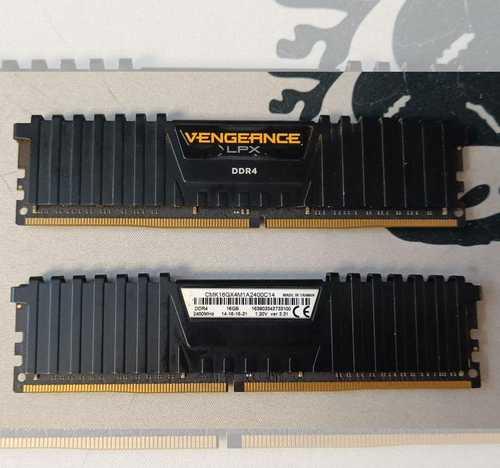 Оперативная память DDR4 Corsair 32Гб (16 16)