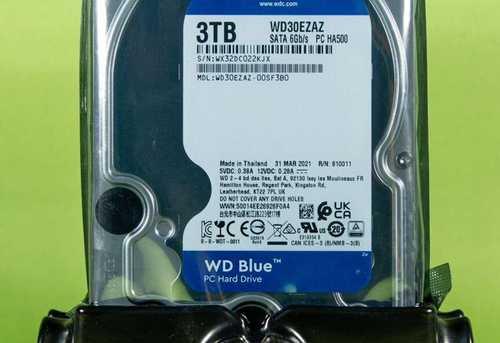WD Blue 3TB HDD, 3.5" WD30ezaz