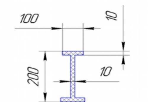 Продам стеклопластиковый двутавр