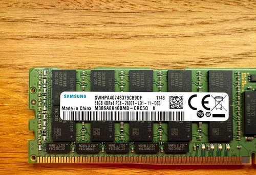 Samsung 64 gb ddr4 2400 M386A8K40BMB-CRC