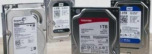 Жесткие диски HDD, SSD, NVMe