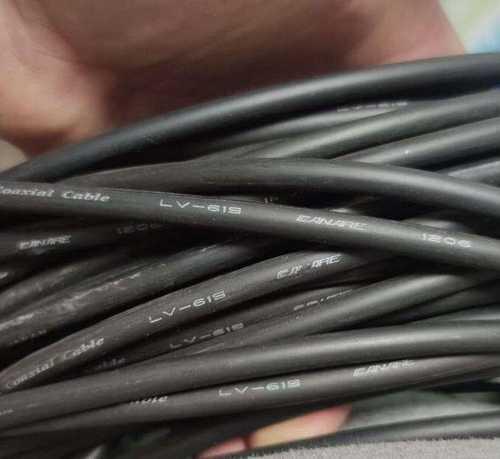 Canare Coaxial Cable 75om LV-61S Made in japan