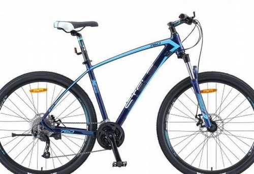 Велосипед 27.5" stels Navigator-760 MD (Тёмно-сини
