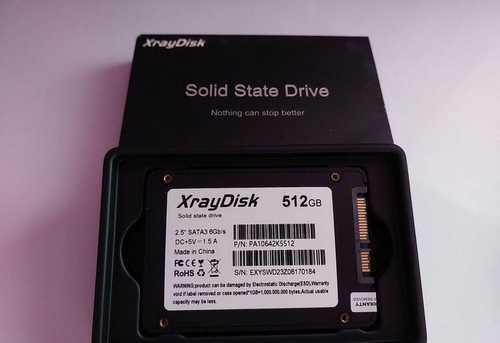 Ssd диск X-ray 512gb SATA3 новый