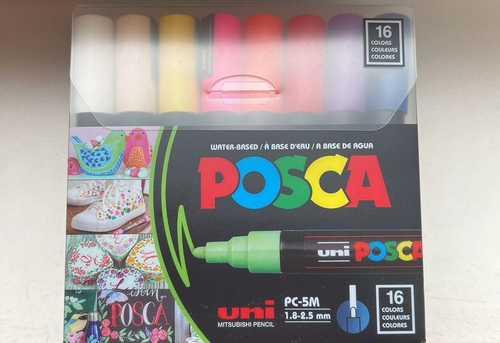 Маркеры Posca Uni 1,8-2,5 мм. 16 шт