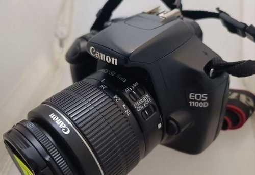 Фотоаппарат Canon EOS 1100d kit 18-55mm IS б/у