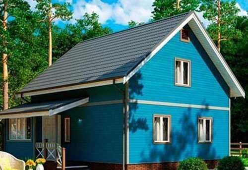 Каркасный дом Печора 7x8