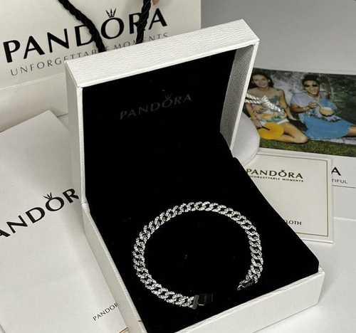 Pandora браслет из серебра 925 пробы