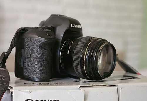 Canon eos 5D mark ii объектив 85мм