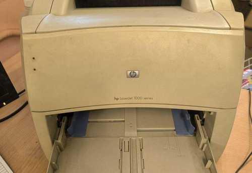 Принтер HP laserjet 1000