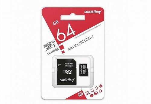 Карта памяти SmartBuy microsdhc (64 GB) 10 класс +