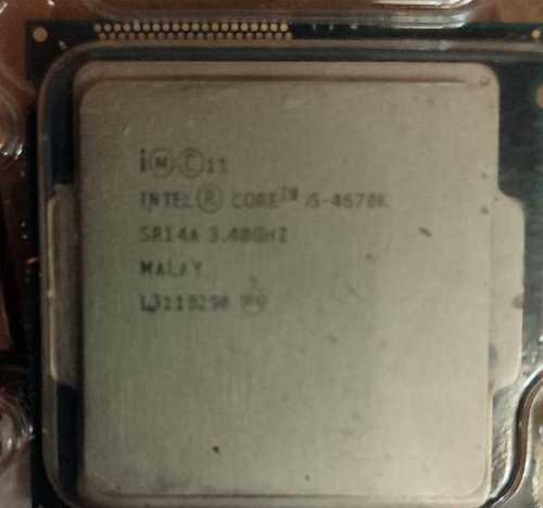 Процессор intel core i5 4670k soc 1150