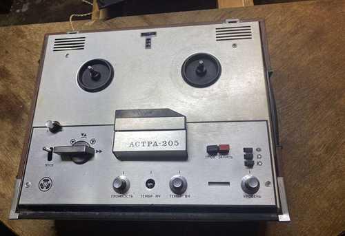 Катушечный магнитофон астра 205 под восстановление