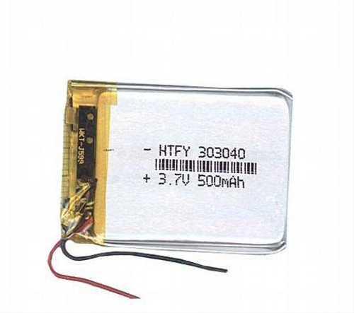 Аккумулятор Li-Pol 3x30x40мм 2pin (3.7V 500mAh)