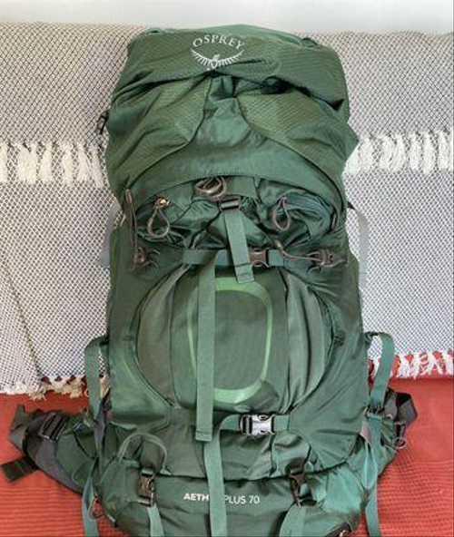 Рюкзак Osprey Aether Plus 70 Axo Green S/M