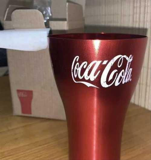 Coca Cola металлический стакан новый