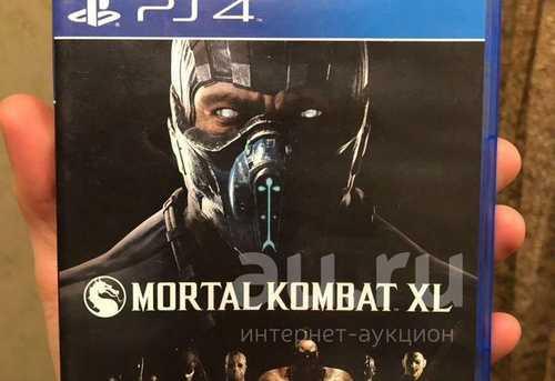 Mortal Kombat XL ps4 диск