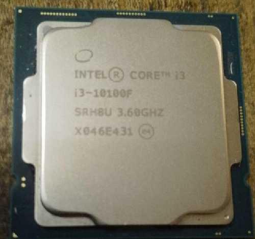 Процессор intel core i3 10100f