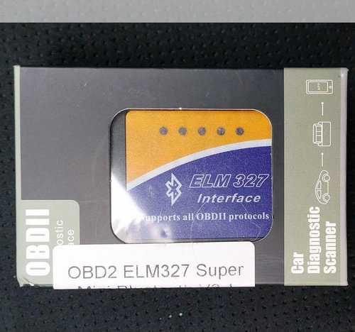 Автосканер elm327 obd 2