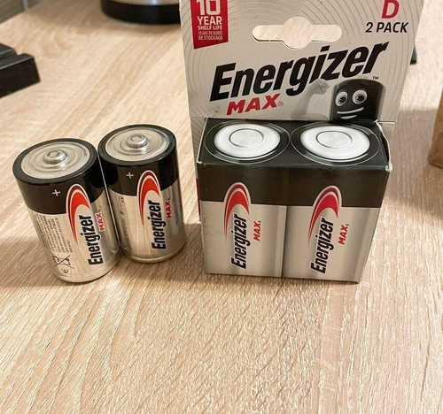 Батарейка Energizer D 2 шт