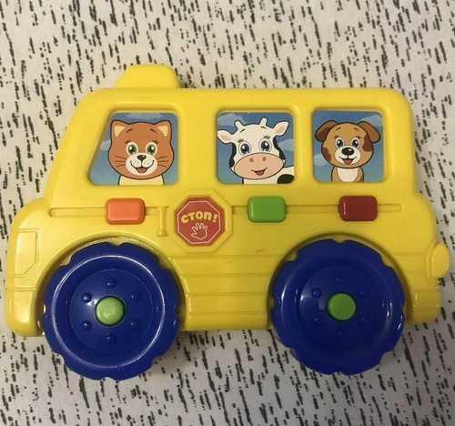 Игрушка музыкальный автобус умка