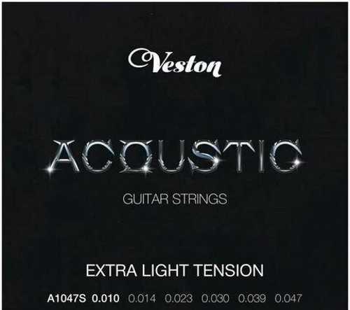 Veston A1047 B - струны для акустической гитары